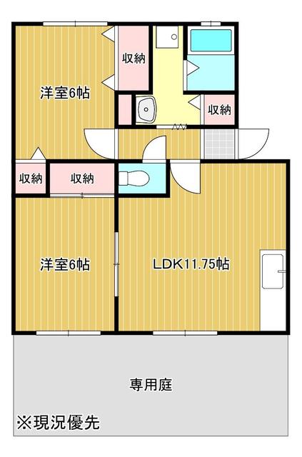 【ハトマークサイト】静岡県浜松市中央区半田山4丁目の サンライズB102 2LDK アパート