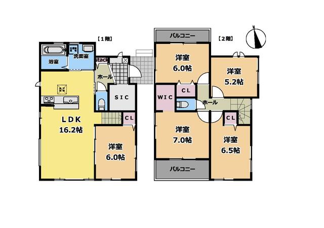 【ハトマークサイト】愛知県稲沢市日下部松野町2丁目の 5LDK 新築一戸建