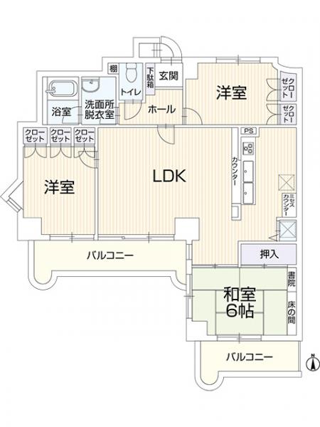 【ハトマークサイト】愛知県岡崎市美合町字三田の サンシティ美合ガーデン903 3LDK 中古マンション