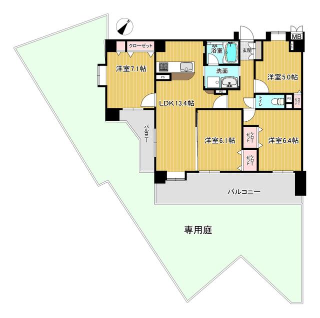 【ハトマークサイト】愛知県瀬戸市菱野町の ハーモニアステージ瀬戸101 4LDK 中古マンション