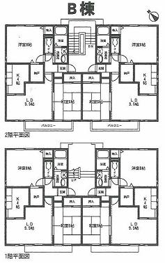 【ハトマークサイト】愛知県豊橋市王ケ崎町字宮脇の ユトリロ王ヶ崎B202 2LDK アパート