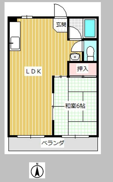 【ハトマークサイト】愛知県あま市木田道下の 杉彦マンション203 1LDK マンション