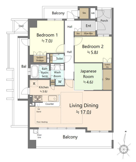【ハトマークサイト】愛知県名古屋市中川区吉良町の モアグレース荒子 401 3LDK 中古マンション