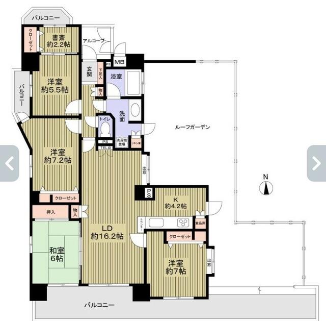 【ハトマークサイト】愛知県名古屋市緑区大清水2丁目の ユニーブル平手南ガーデン 501 4LDK 中古マンション