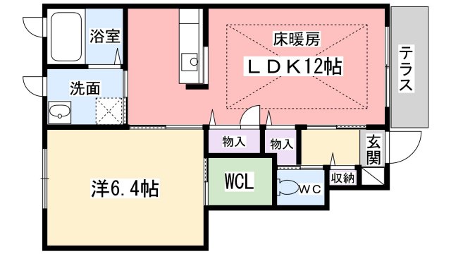 【ハトマークサイト】滋賀県米原市顔戸の メゾンドセゾン105 1LDK アパート
