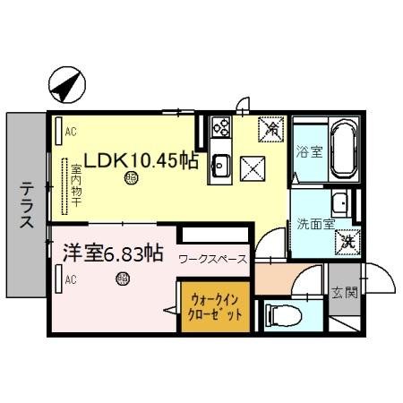 【ハトマークサイト】滋賀県彦根市野口町の アースフィールド彦根105 1LDK アパート
