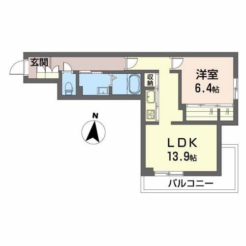 【ハトマークサイト】滋賀県米原市下多良3丁目の シャーメゾンテミス302 1LDK マンション