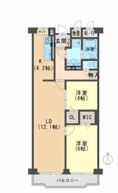【ハトマークサイト】大阪府茨木市三島町の ローレルハイツ茨木 壱号棟 - 2LDK 中古マンション