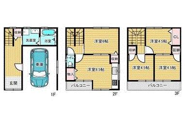 【ハトマークサイト】大阪府寝屋川市萱島東1丁目の 寝屋川市萱島東1丁目一戸建住宅 4LDK 中古一戸建