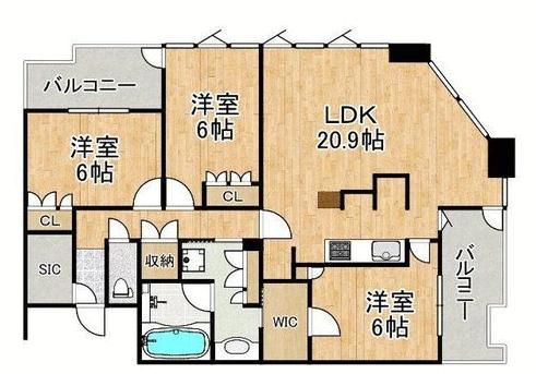 【ハトマークサイト】大阪府守口市大日東町の サンマークスだいにちジアスタワーレジデンスA棟- 3LDK 中古マンション