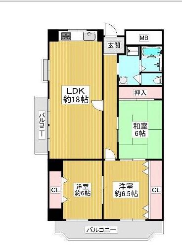 【ハトマークサイト】大阪府茨木市三島町の ローレルハイツ茨木1号棟- 3LDK 中古マンション