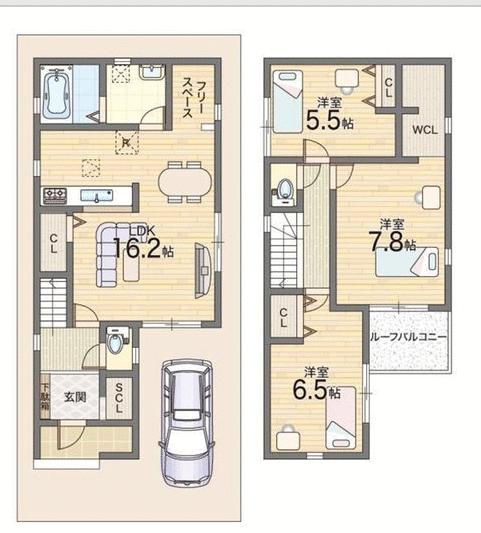 【ハトマークサイト】大阪府寝屋川市太秦中町の 寝屋川市太秦中町新築一戸建住宅 3LDK 新築一戸建