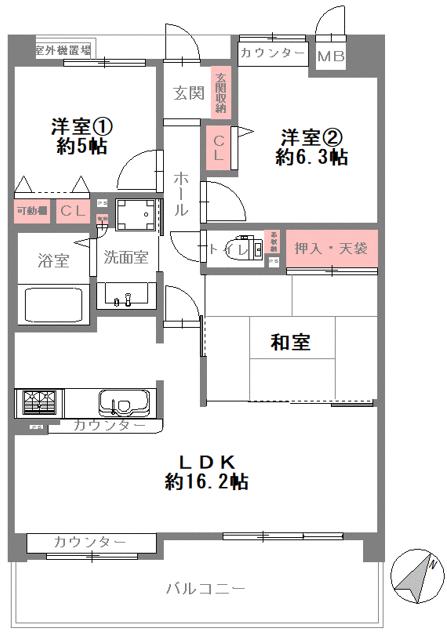 【ハトマークサイト】大阪府枚方市西田宮町の ルイシャトレ枚方- 3LDK 中古マンション