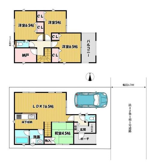 【ハトマークサイト】大阪府枚方市長尾谷町3丁目の 枚方市長尾谷町3丁目新築一戸建住宅 4SLDK 新築一戸建