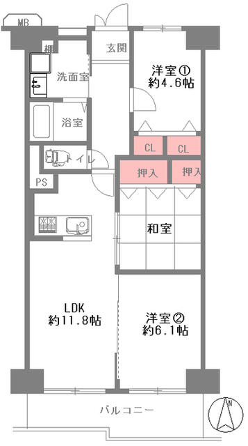 【8100.jp(ハトマル.ジェイピー)】大阪府大阪市東成区大今里南4丁目の 今里グリーンハイツ 808号 3LDK 中古マンション