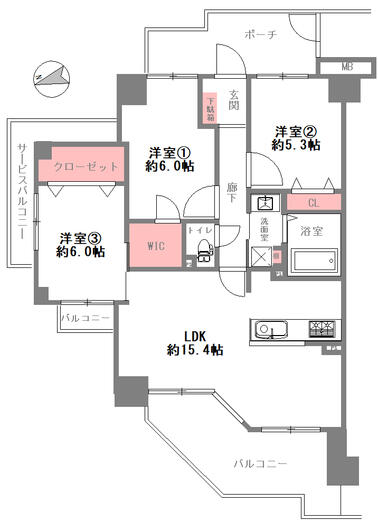 【ハトマークサイト】大阪府大阪市平野区喜連東3丁目の レピア喜連 301号 3LDK 中古マンション