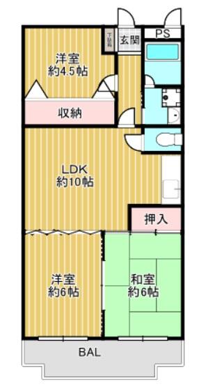 【ハトマークサイト】大阪府堺市中区福田の エクセランス福田301 3LDK マンション