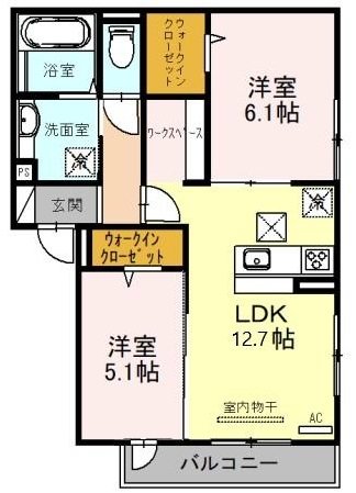 【ハトマークサイト】兵庫県明石市大久保町福田3丁目の ラ・フェリーチェ 2LDK アパート