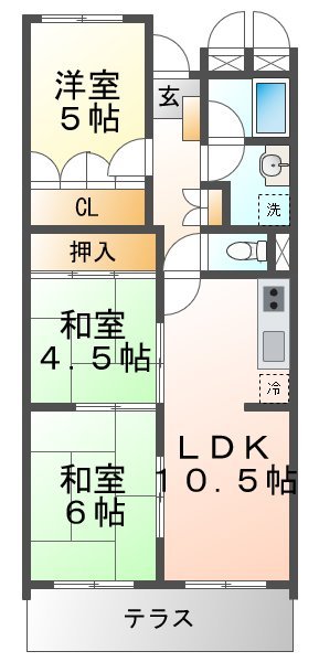 【ハトマークサイト】兵庫県神戸市垂水区下畑町の グリーン北塩屋 3LDK マンション