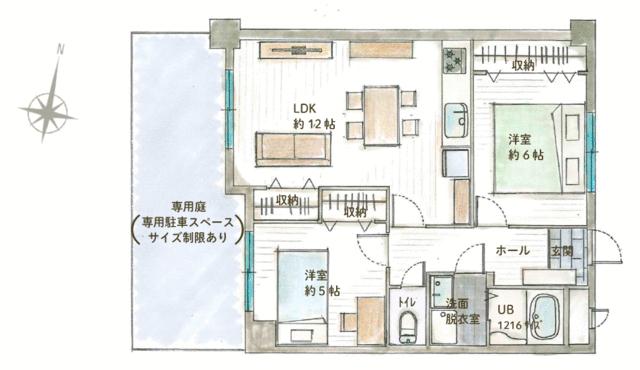 【ハトマークサイト】兵庫県伊丹市荻野5丁目の サンプリンス伊丹103 2LDK 中古マンション