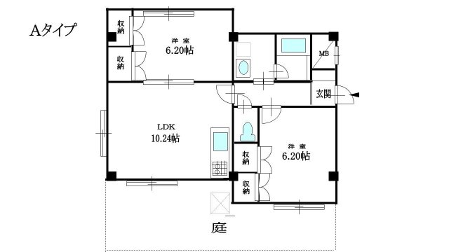 【ハトマークサイト】兵庫県尼崎市南七松町2丁目の サンハイツホリウチ南七松101 2LDK マンション