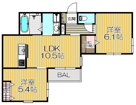 【ハトマークサイト】大阪府豊中市曽根東町1丁目の メゾン・イセキス曽根205 2LDK マンション