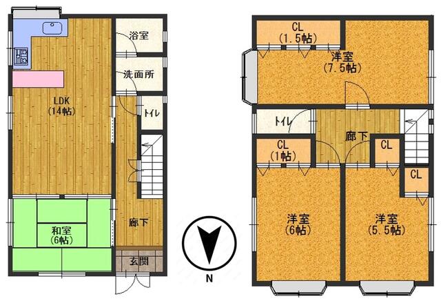 【ハトマークサイト】奈良県奈良市中山町の 4LDK 中古一戸建