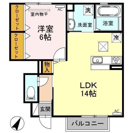 【ハトマークサイト】岡山県玉野市八浜町波知の ステラ102 1LDK アパート