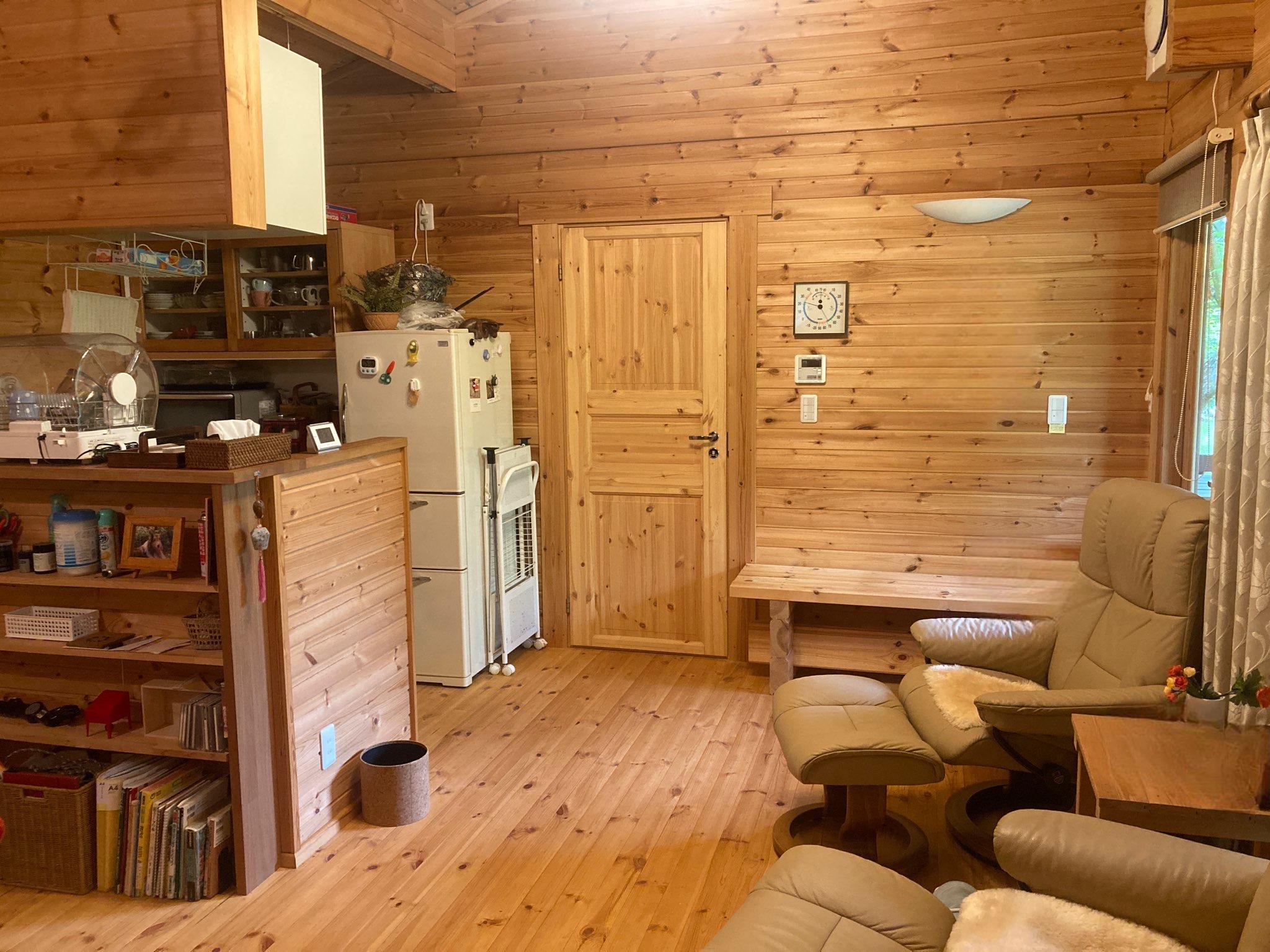 【ハトマークサイト】岡山県和気郡和気町奥塩田の ログハウス（築浅） 2LDK 中古一戸建