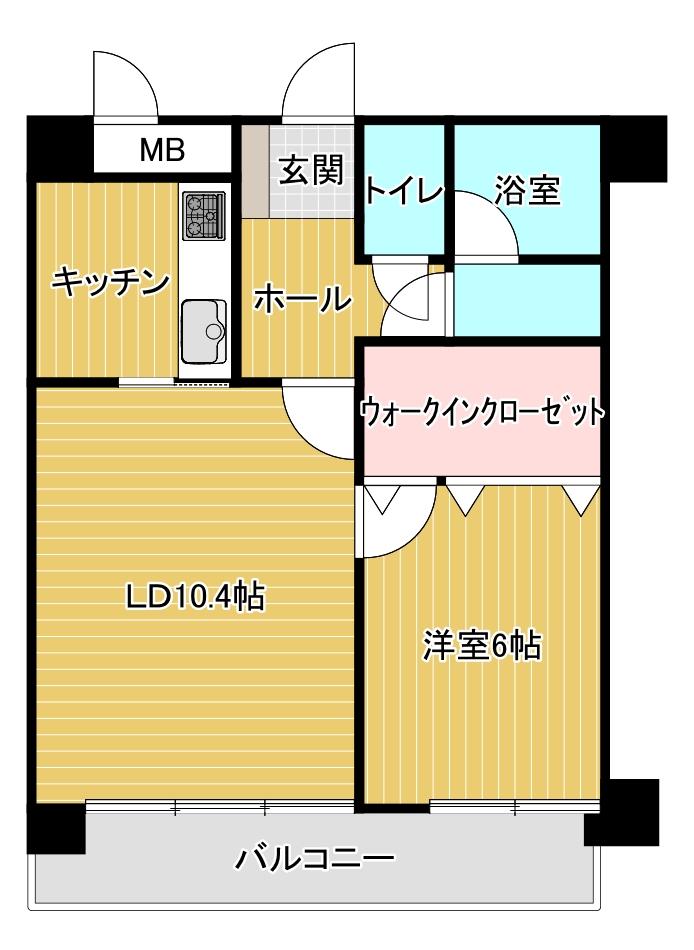 【ハトマークサイト】広島県福山市多治米町2丁目の プレセランスオリビエ2階 1LDK 中古マンション