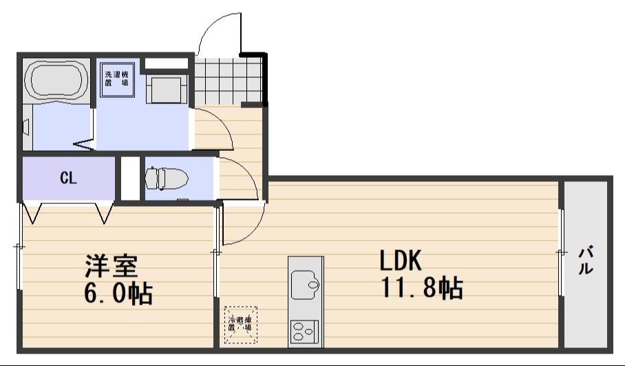 【ハトマークサイト】岡山県岡山市南区福富西3丁目の D-room福富B棟103 1LDK アパート