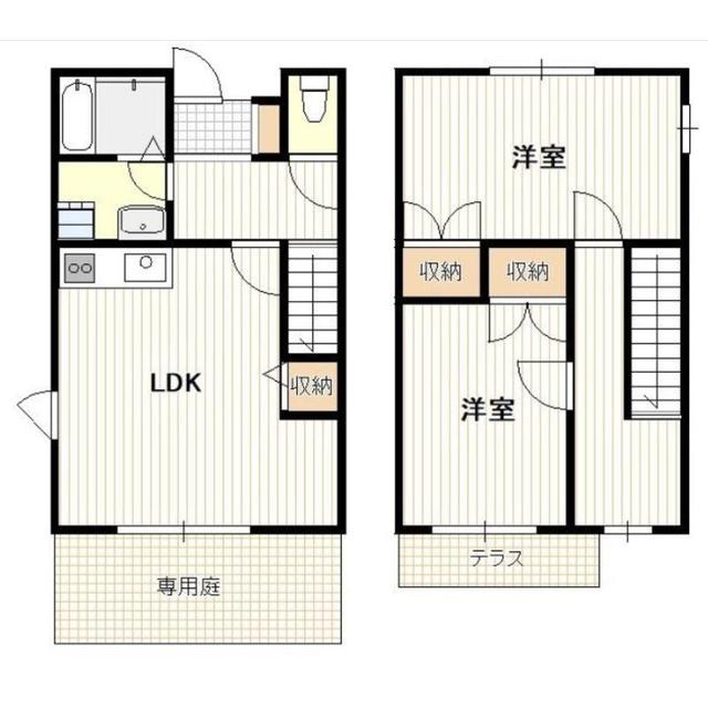 【ハトマークサイト】広島県広島市佐伯区利松1丁目の リバーハイツ吉村 A棟 101 2LDK タウンハウス