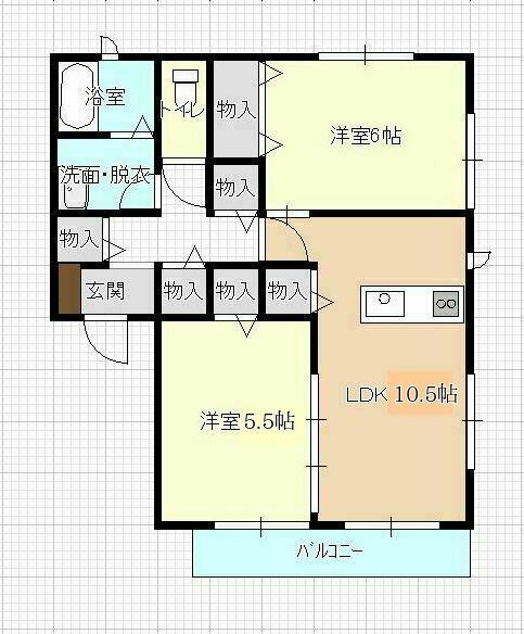 【ハトマークサイト】広島県広島市安芸区矢野西6丁目の すいれん天畠101 2LDK アパート