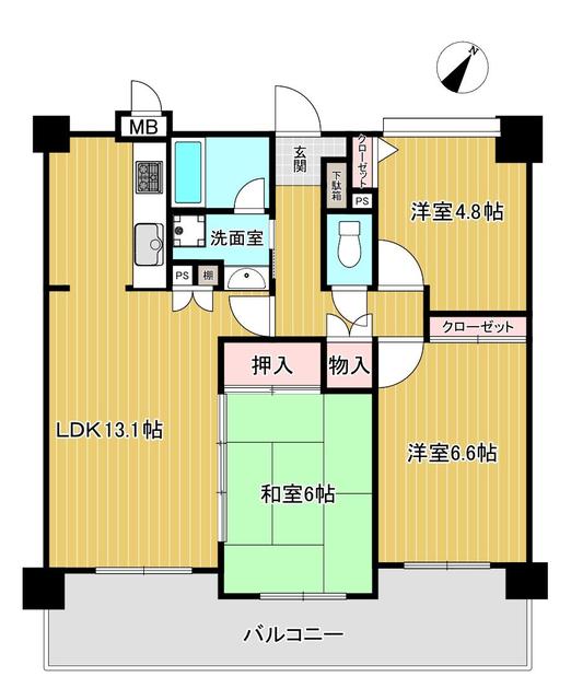 【ハトマークサイト】広島県呉市天応西条2丁目の アステージ天応 803 3LDK 中古マンション