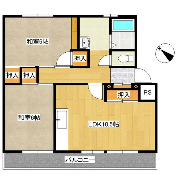 【ハトマークサイト】広島県広島市佐伯区五日市駅前1丁目の 島津マンション506 2LDK マンション