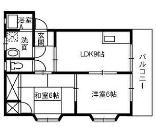 【ハトマークサイト】広島県福山市春日町浦上の レイクヒルズ春日201 2LDK アパート