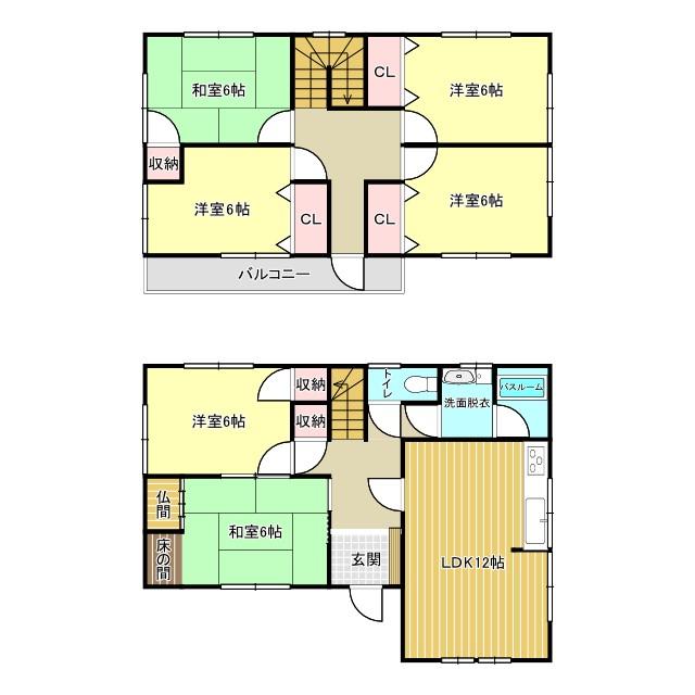 【ハトマークサイト】広島県福山市奈良津町1丁目の 6LDK 中古一戸建