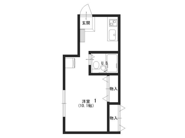 【ハトマークサイト】広島県福山市南町の 南町アパート301 1LDK アパート