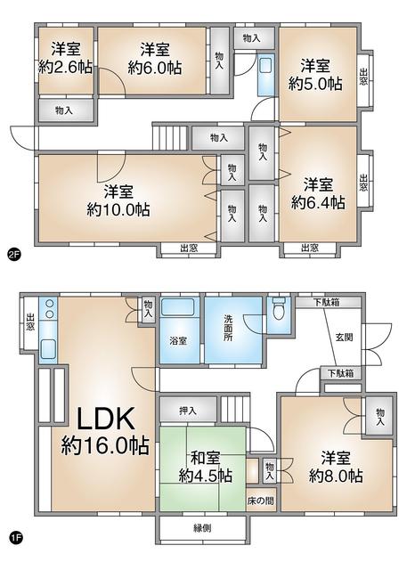 【ハトマークサイト群馬】広島県広島市安佐北区落合南3丁目の 6LDK 中古一戸建