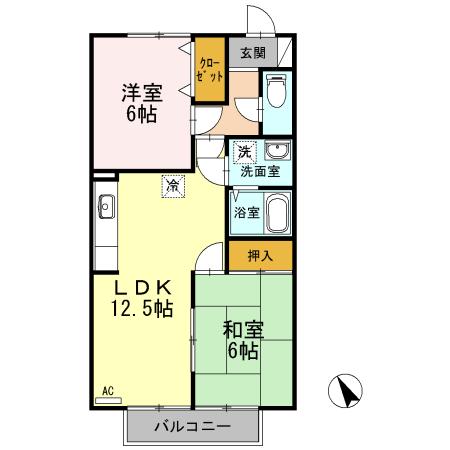 【ハトマークサイト】広島県呉市広中迫町の ルミエール中迫ーエイトホームー202 2LDK アパート