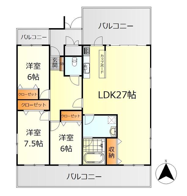 【ハトマークサイト】広島県呉市中央1丁目の ダイアパレス呉中央 801 3LDK 中古マンション