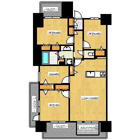 【ハトマークサイト】徳島県徳島市南仲之町3丁目の ロイヤルガーデン南仲之町701 3LDK 中古マンション