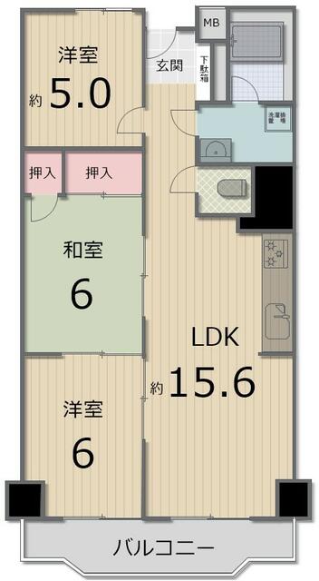 【ハトマークサイト】香川県高松市牟礼町牟礼の シャトレハイツ屋島 3LDK 中古マンション