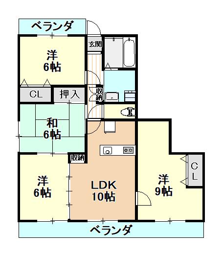 【ハトマークサイト】高知県高知市北金田の アクティ北金田303 4LDK マンション