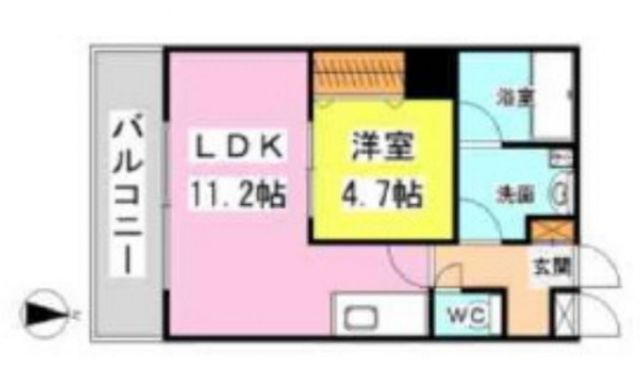【ハトマークサイト】福岡県福岡市東区青葉2丁目の ヴェル・モンタニュー庚301 1LDK マンション