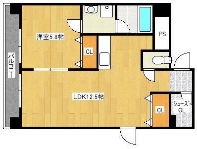 【ハトマークサイト】福岡県久留米市通町の すかる通東303 1LDK マンション