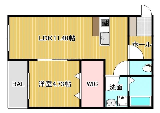 【ハトマークサイト】福岡県糸島市篠原東2丁目の BRAVEBASEボヌール105 1LDK アパート