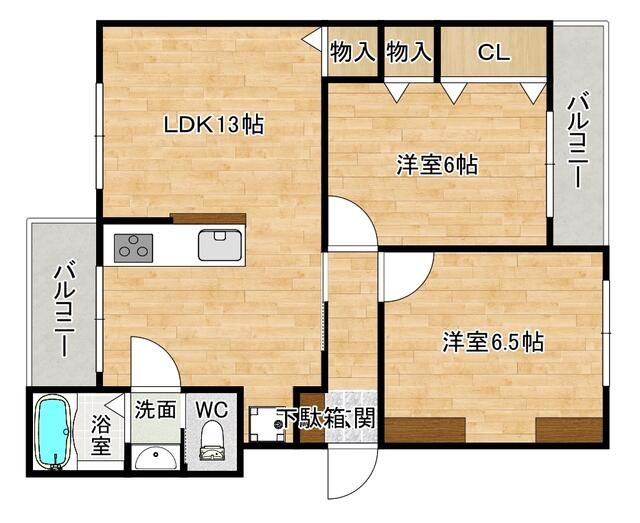 【ハトマークサイト】福岡県北九州市八幡西区青山3丁目の 2LDK 中古マンション