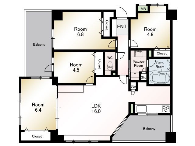 【ハトマークサイト】福岡県福岡市南区野間4丁目の スリムレイクサイド野間301 4LDK 中古マンション