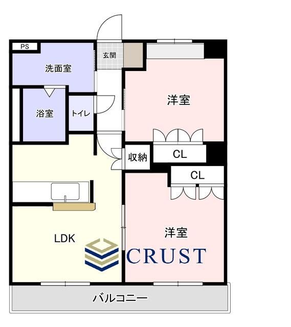 【ハトマークサイト】佐賀県佐賀市北川副町大字光法の サンライズ・ガーデン203 2LDK アパート